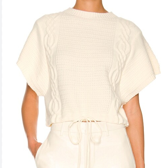 LBLC the label | Tops | Lblc The Label Cream Boxy Crop Top | Poshmark